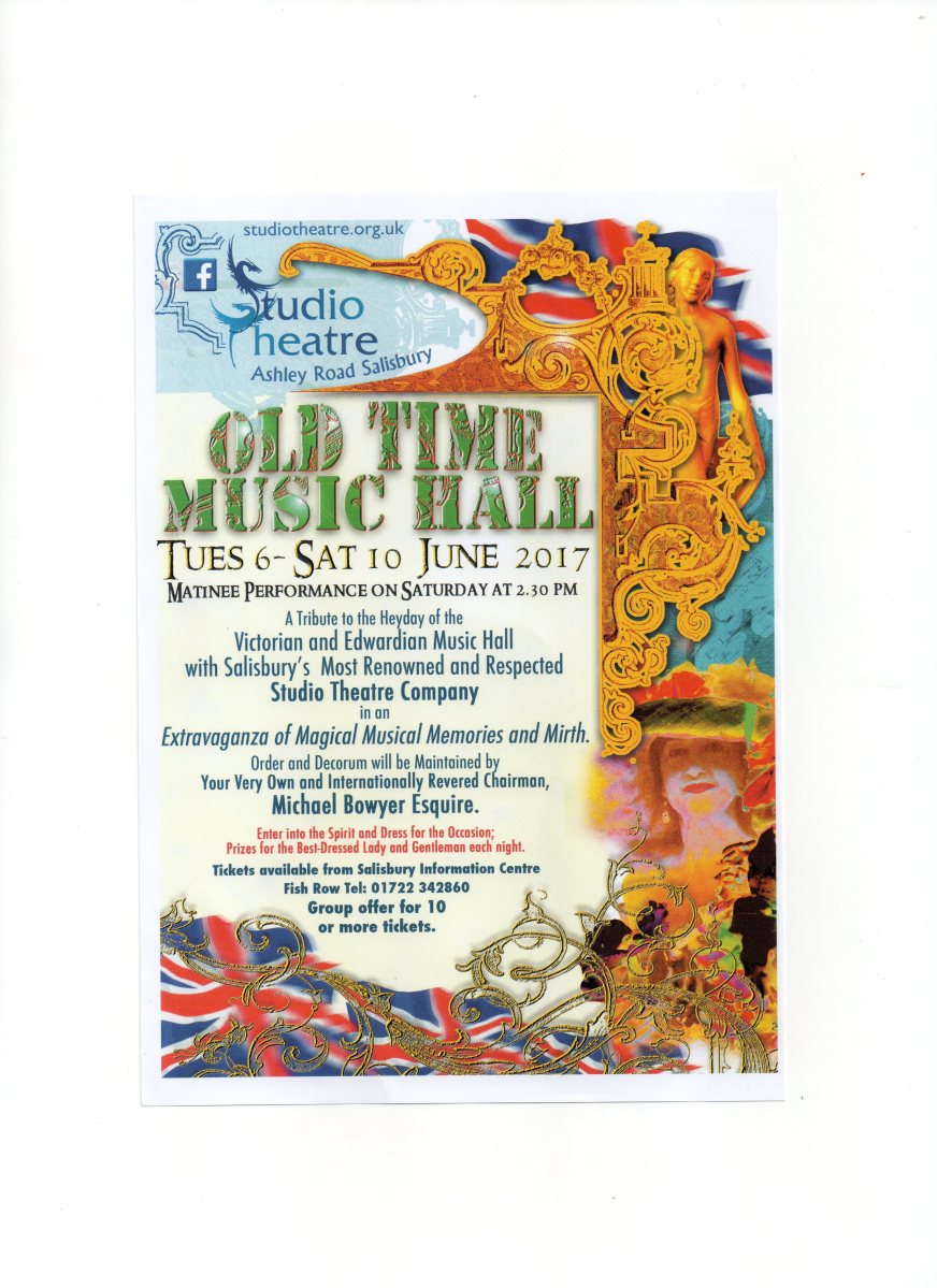 Old Time Music Hall | Studio Theatre, Ashley Road Salisbury